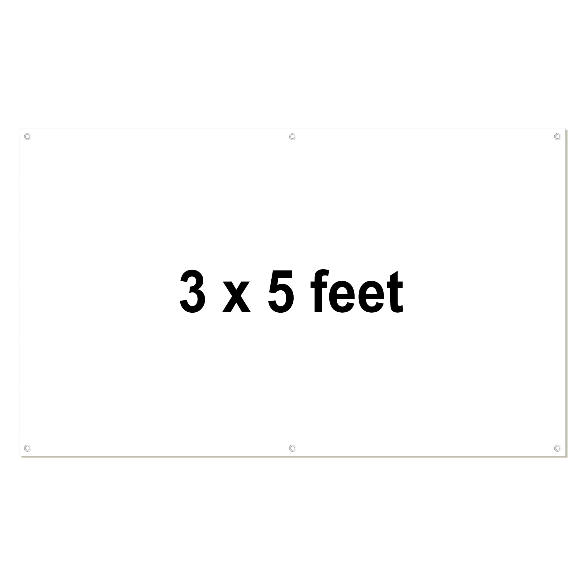 Blank Vinyl Banner White 13 oz Heavy Duty Vinyl - Multiple Sizes - DIY ...