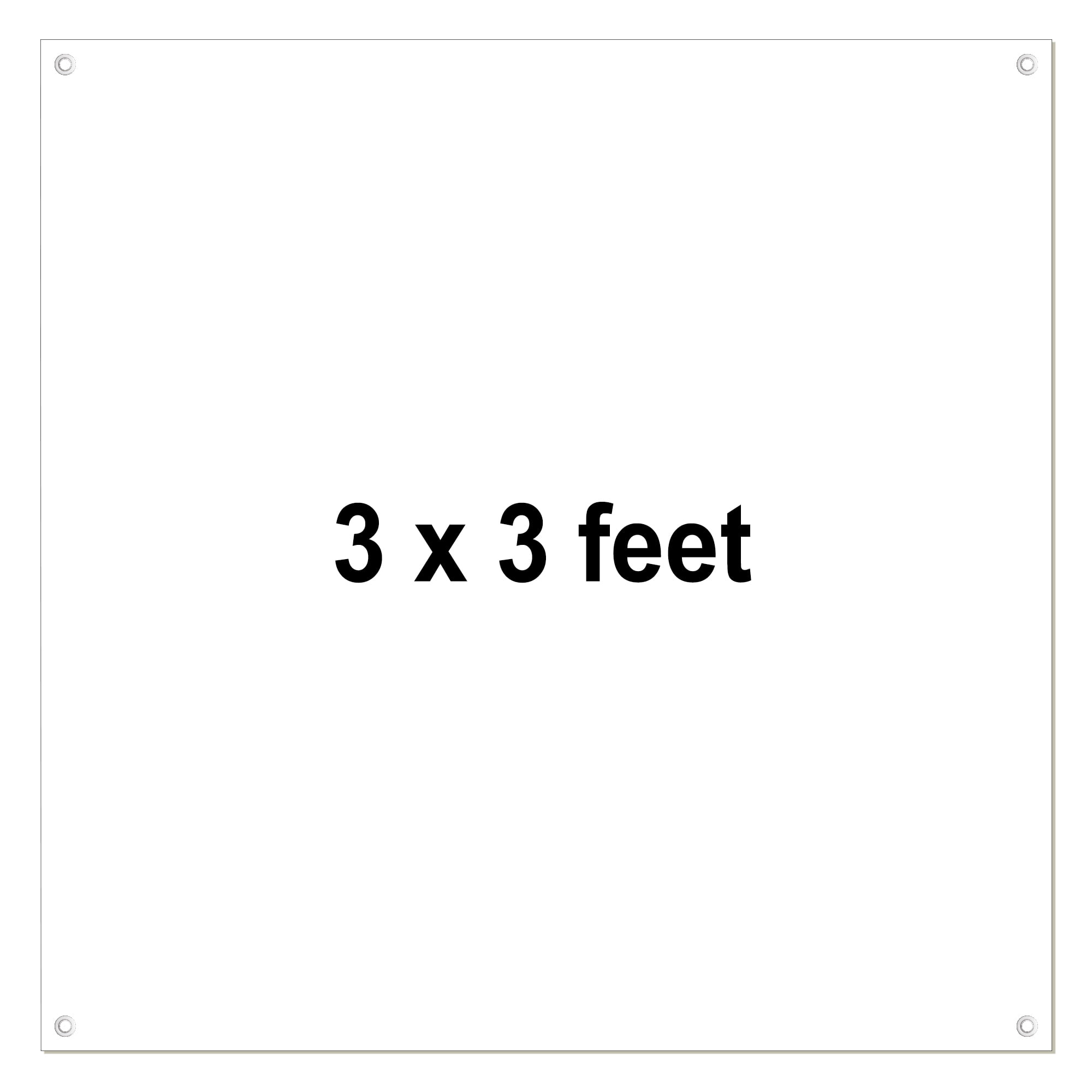 Blank Vinyl Banner White 13 oz Heavy Duty Vinyl - Multiple Sizes - DIY ...