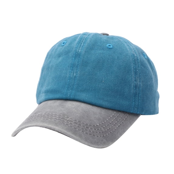 Blank Washed Baseball Cap Unisex Plain Sun Protection Adjustable Visor ...