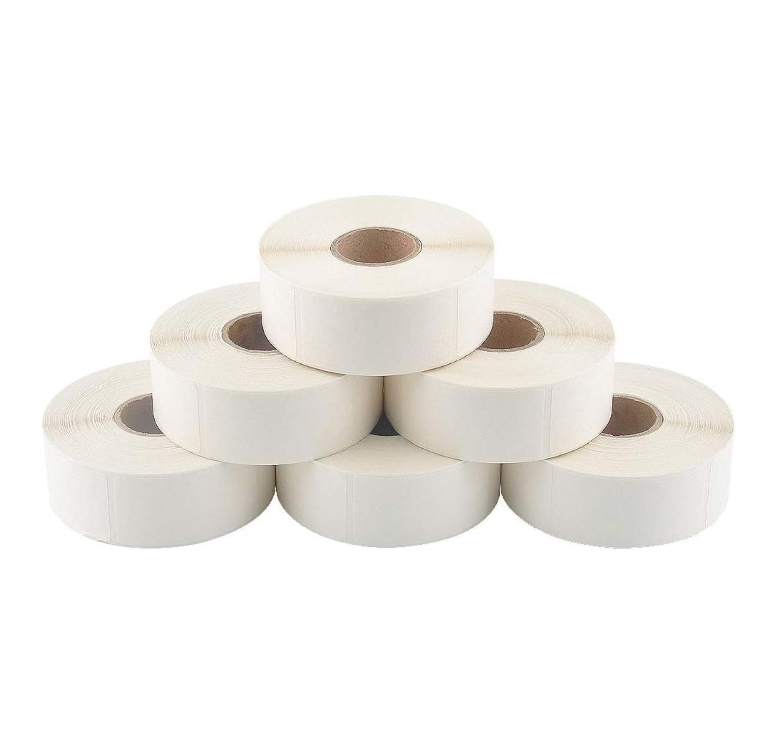 Blank White 1 x 2 Inch Dissolvable Labels for Food Rotation Prep roll ...