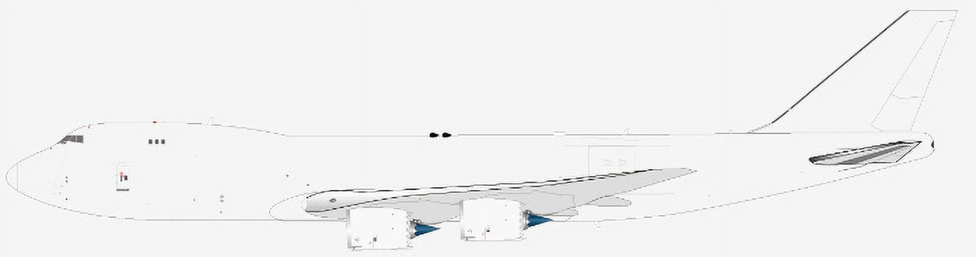 Blank White B747-8F (1:200) - Walmart.com