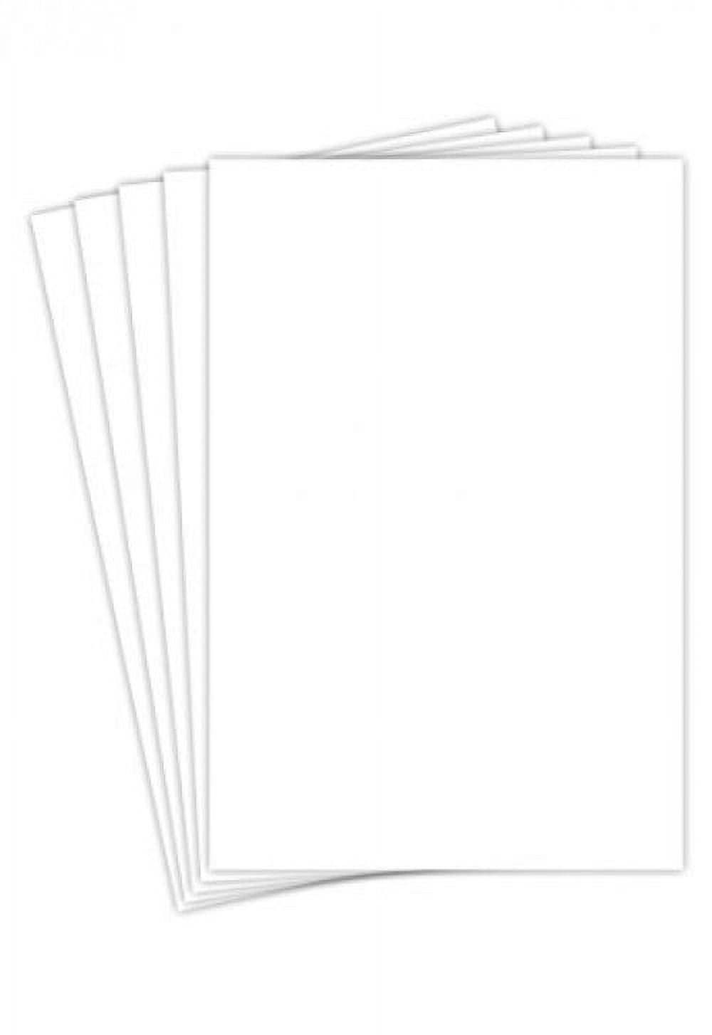 Walmart Heavy Plain Premium White Cardstock 12” x 18” | 100lb Cover ...
