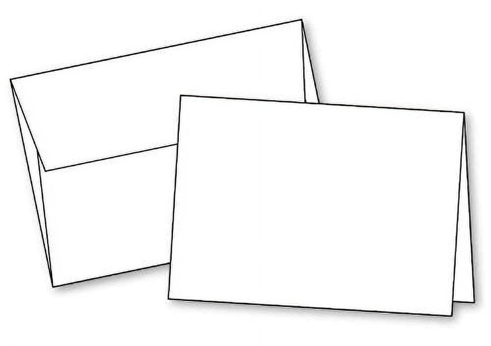 Blank White Invitation Cards with Envelopes All Occasions, (10"x7") 5 ...