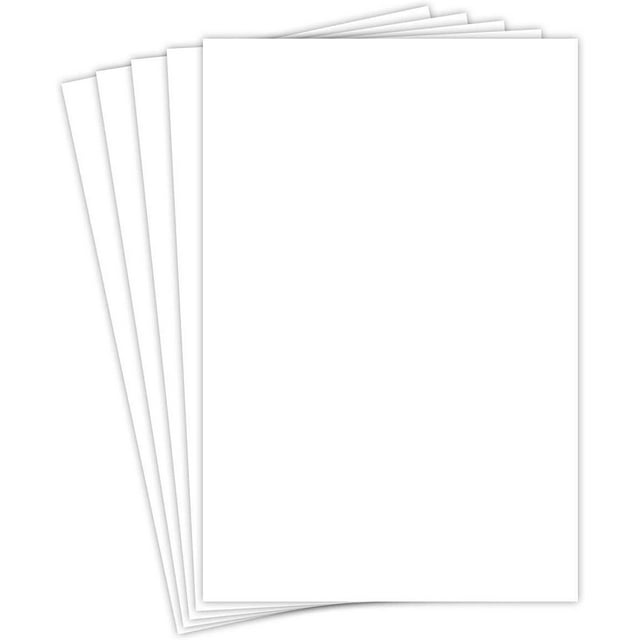 Premium Heavyweight Blank White Large Cardstock 12” x 18” | 65lb Cover ...