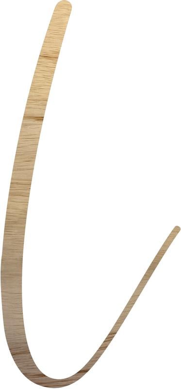 Blank Wood Cursive Letter, Unpainted 8'' Craft Letter L, Paintable Rebeca Font - Walmart.com
