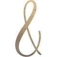 Blank Wood Cursive Letter, Unpainted 8'' Craft Letter &, Paintable Rebeca Font - Walmart.com