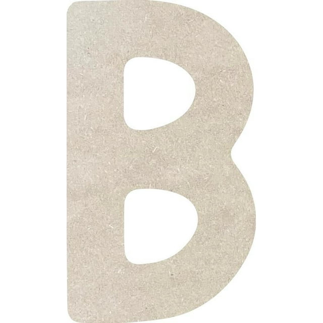 Blank Wood Letter B, Craft Alphabet 16'' Tall MDF Wall Décor, Rawles ...