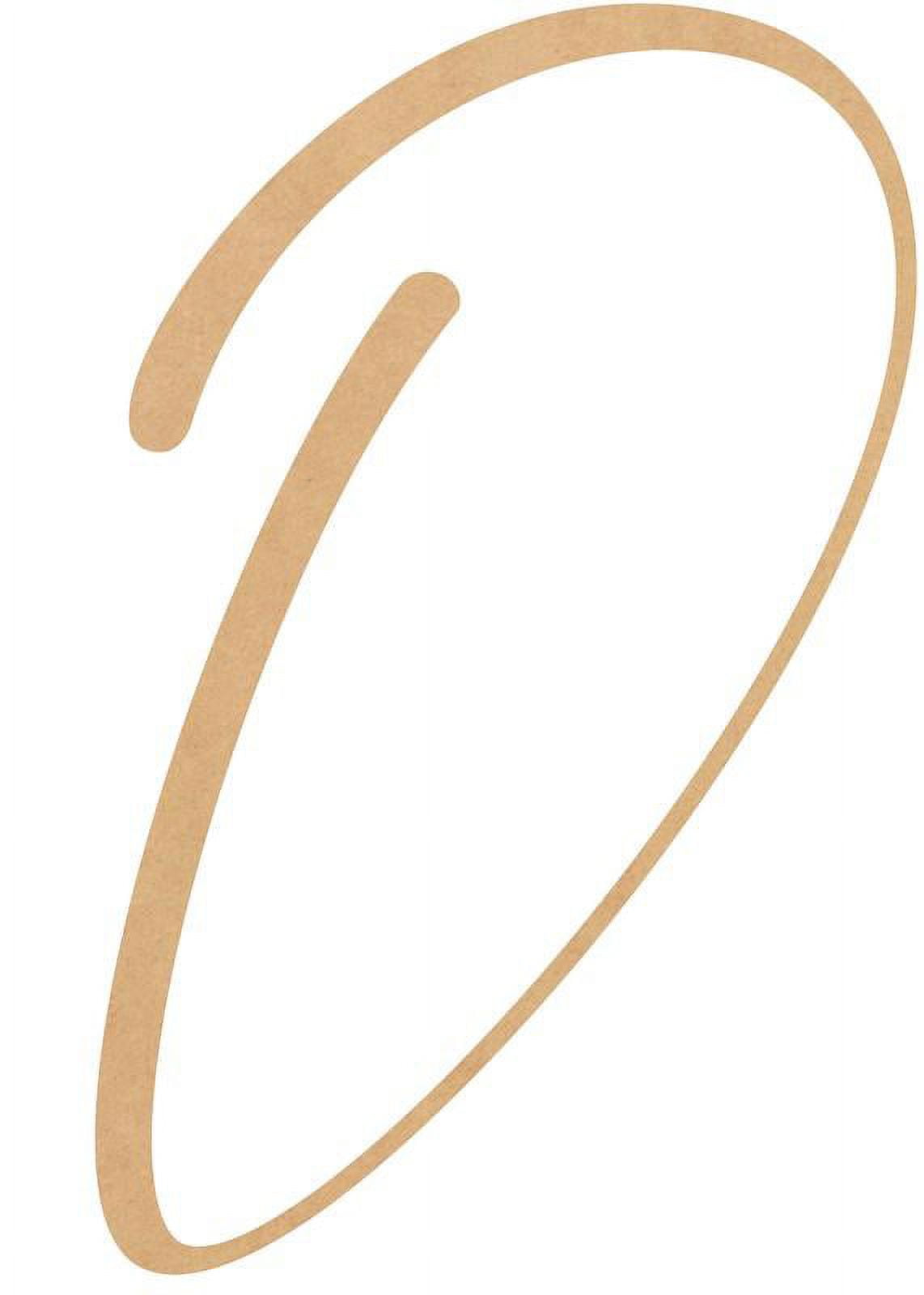 Blank Wood Letter D, Craft Alphabet 16'' Tall MDF Wall Décor, Bellany ...