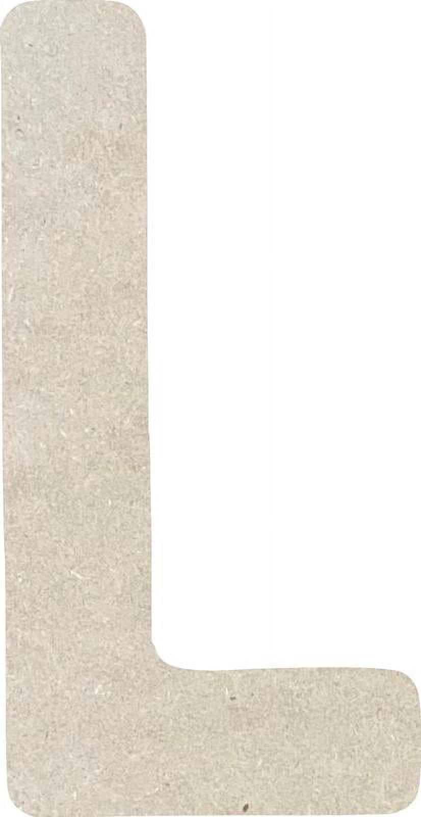 Blank Wood Letter L, Craft Alphabet 16'' Tall MDF Wall Décor, Rawles ...