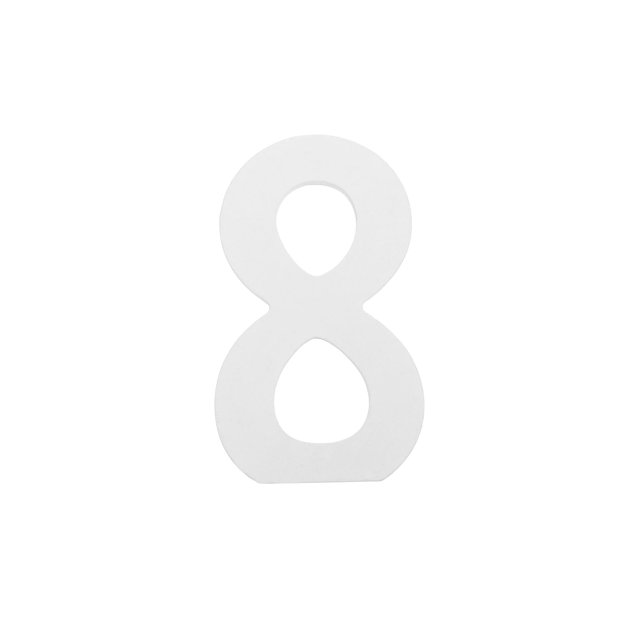 Blank Wooden Number 8, Wood Slices Sign Board 2.8 Inch - Walmart.com