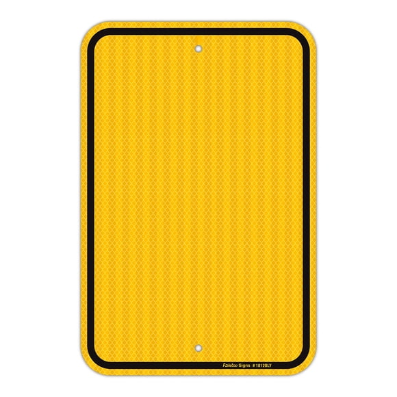 Blank Metal Sign