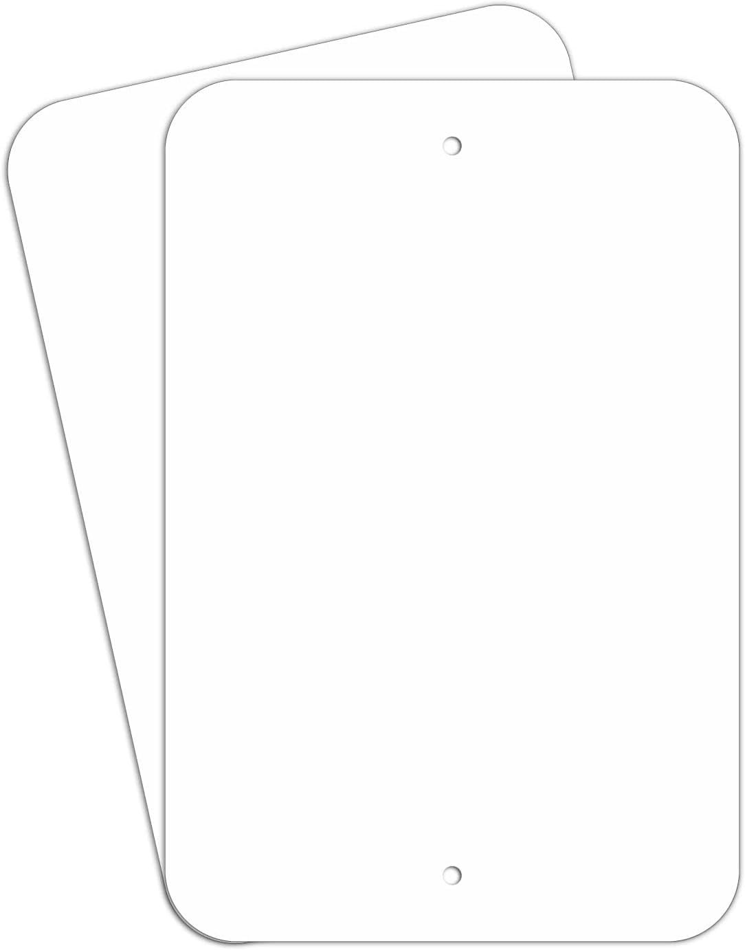 Blank Write-On Metal Sign, 8 x 12 Inches Rust Free Aluminum, UV ...