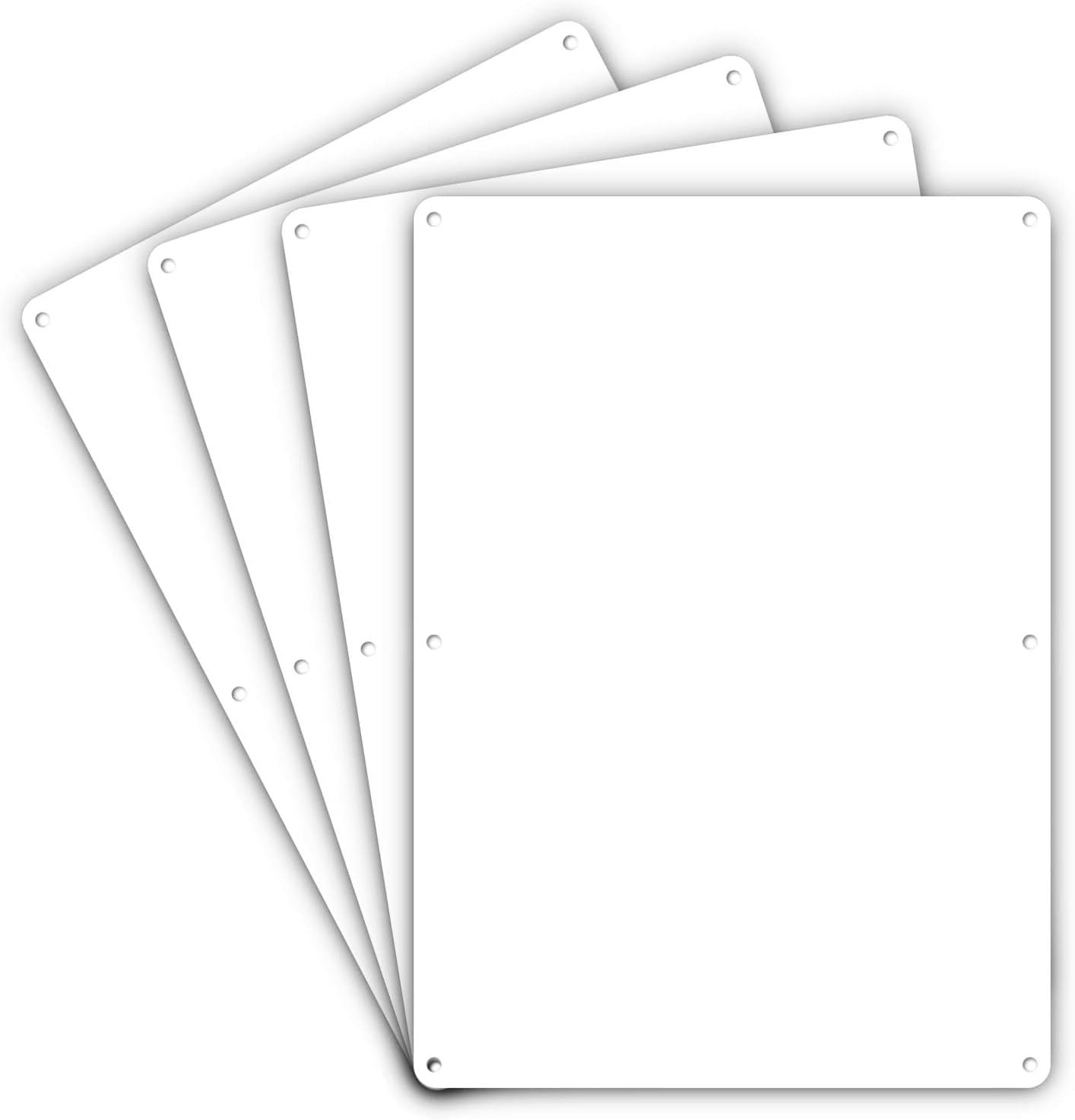 Blank Write-On Metal Sign, 8 x 12 Inches Rust Free Aluminum, UV ...