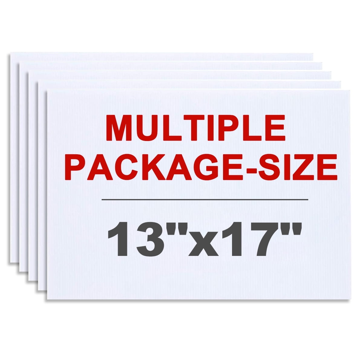 Blank Yard Signs 13" x17" - Plastic Blank Yard Sign Garden Lawn Sign ...