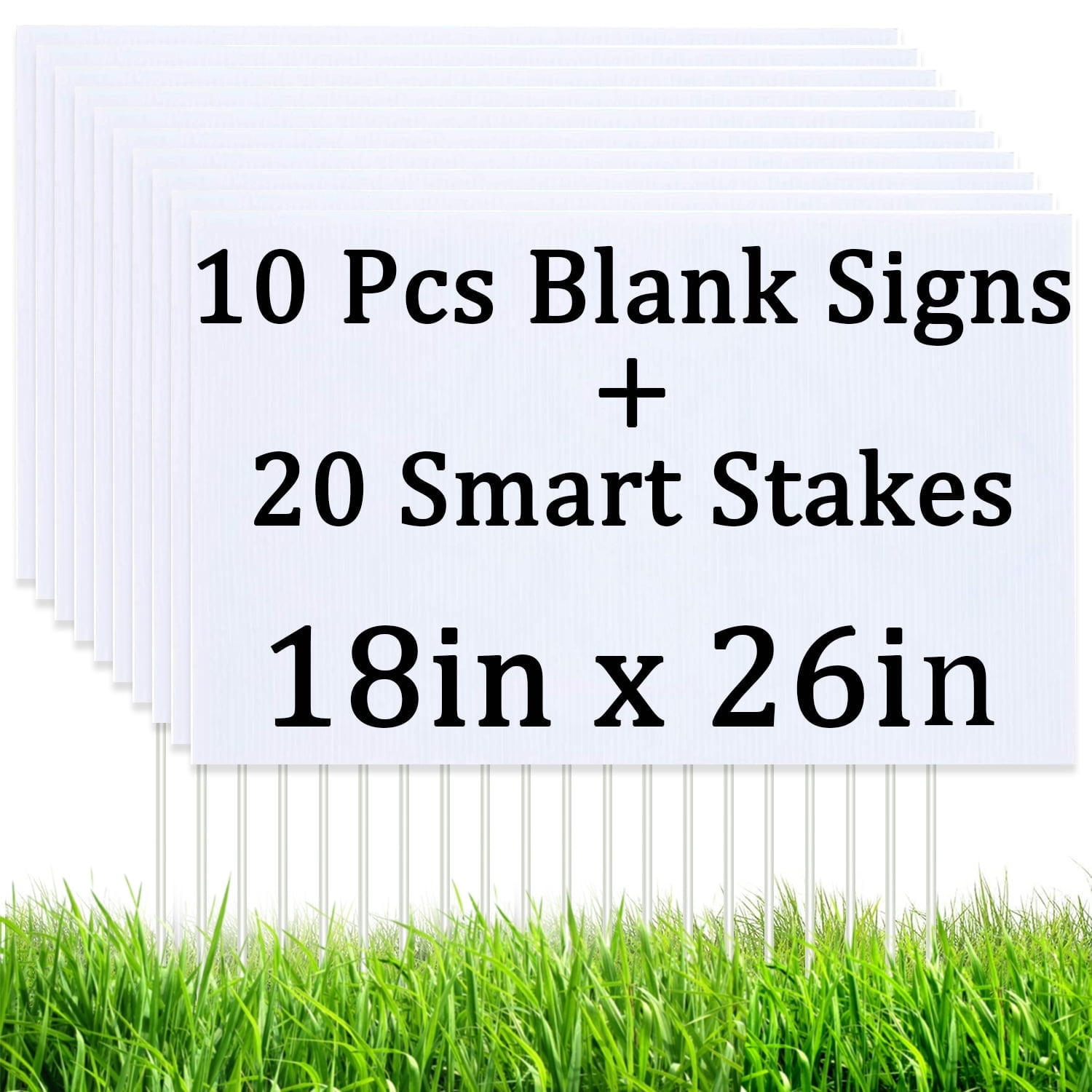 Blank Yard Signs 18" x26" - Lawn Sign - Water Resistant Graduation ...