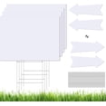 Blank Yard Signs-（8PACK） 4Pack Blank 18”*13” White Signs & 4 Pack ...