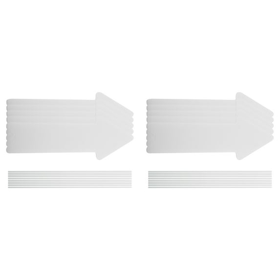 Blank Yard Signs with Stakes, 10 Pack 17 X 6 Inches White Wedding ...