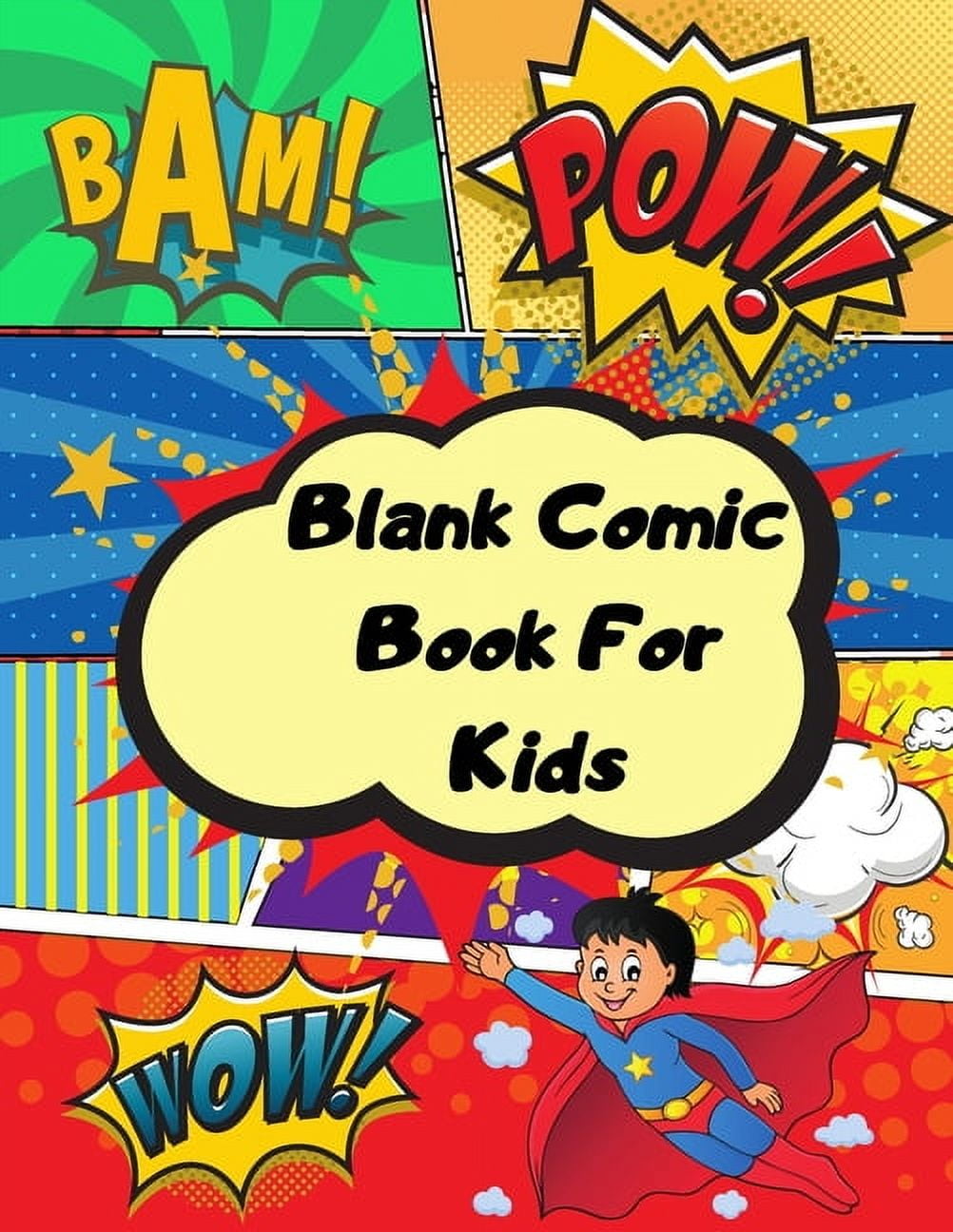 Blank comic book for kids: Unleash your kids/teens creativity with this ...
