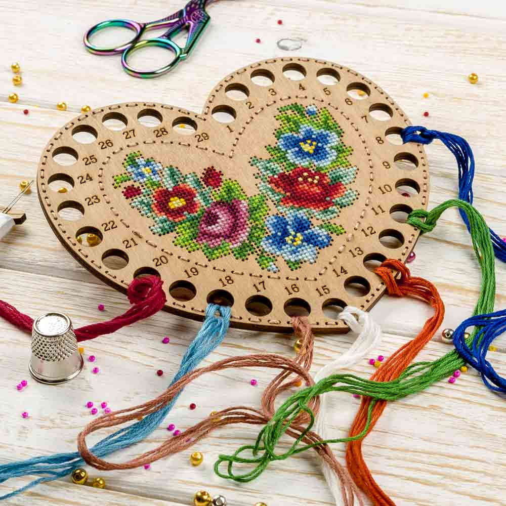 Blank for embroidery with thread on wood FLHW-017 - Walmart.com