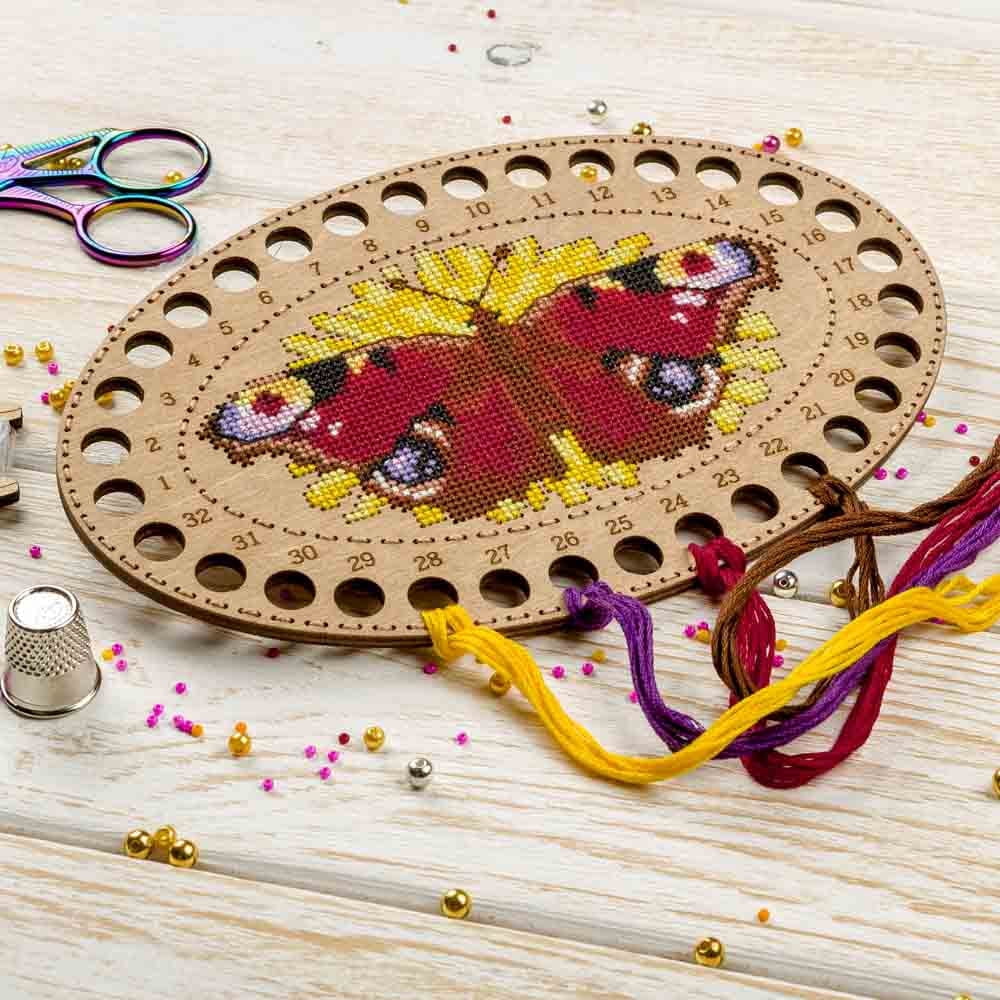 Blank for embroidery with thread on wood FLHW-018 - Walmart.com