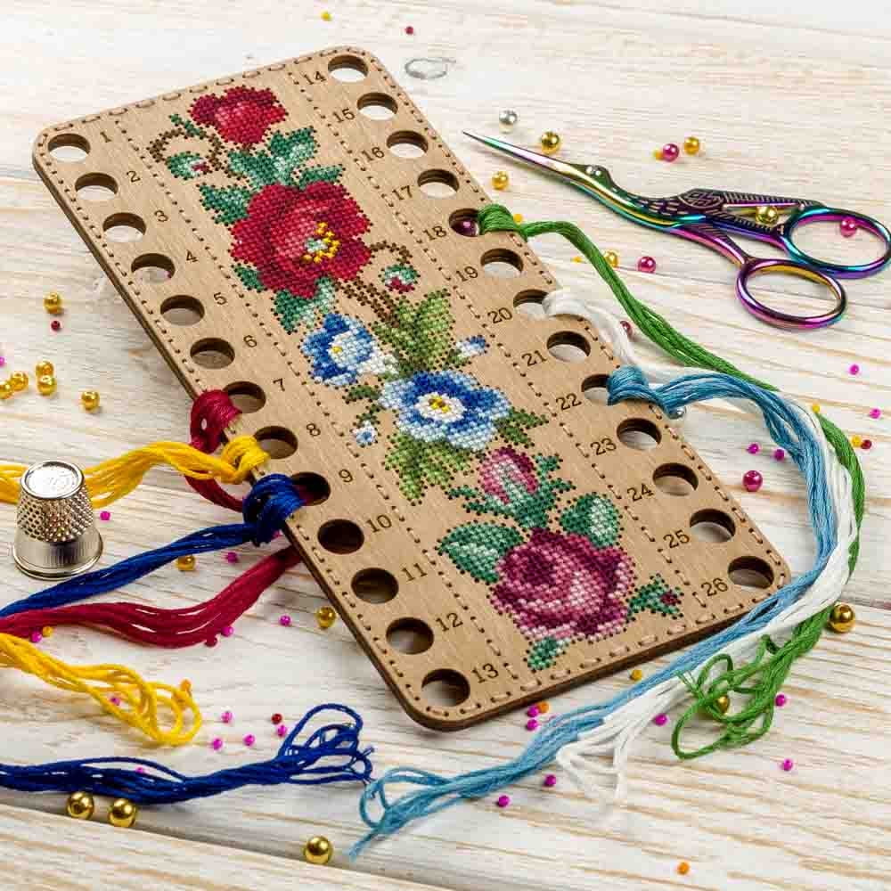 Blank for embroidery with thread on wood FLHW-019 - Walmart.com