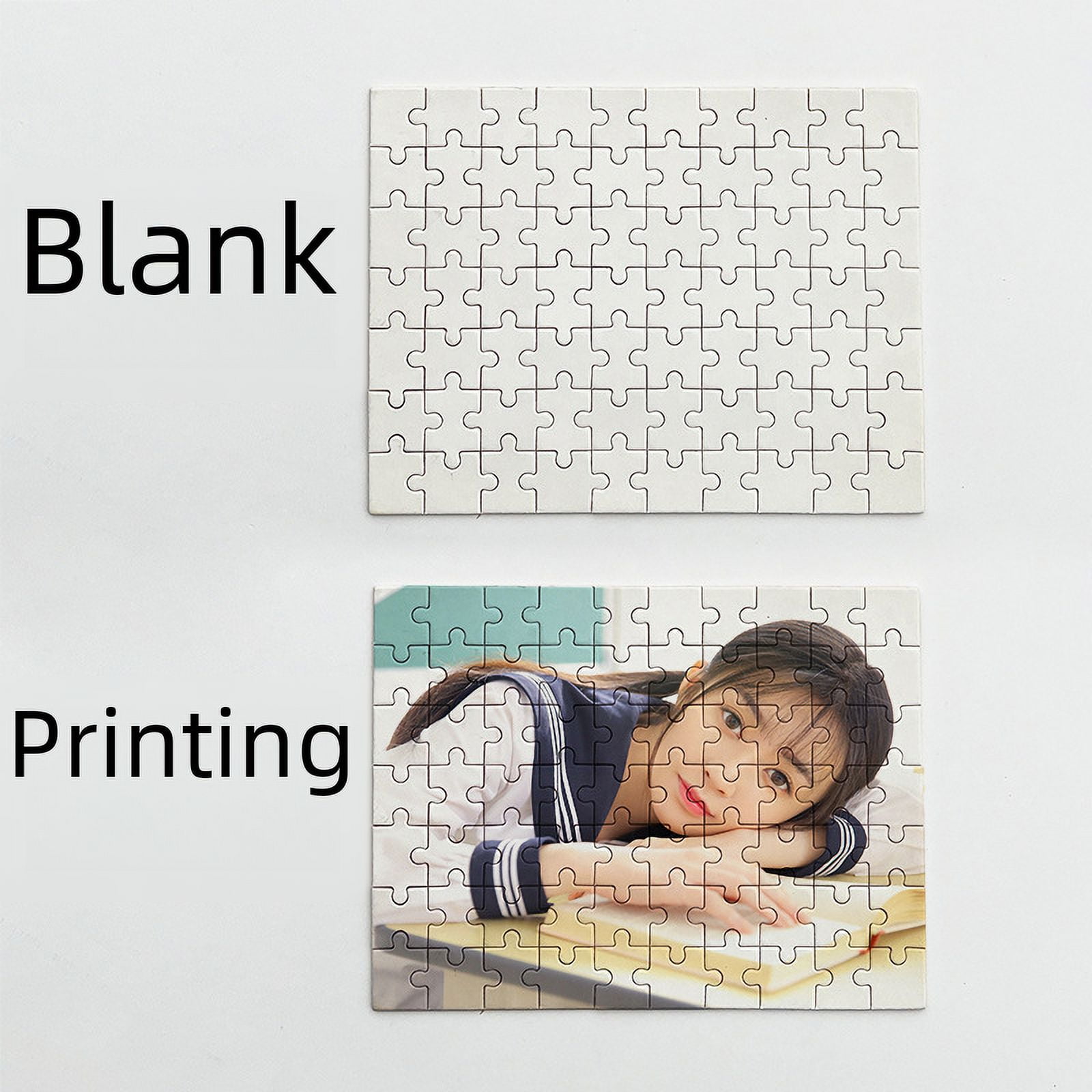 Blank jigsaw puzzle 1000 wooden A4 jigsaw puzzle UV printing DIY ...