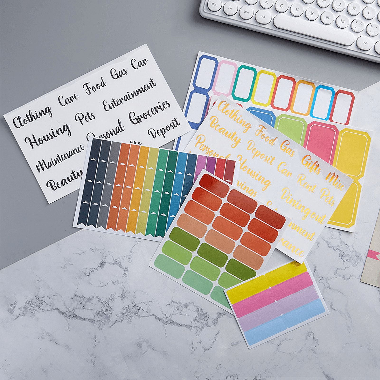 Blank sticker sticker handwritten label indicator label color sticker ...