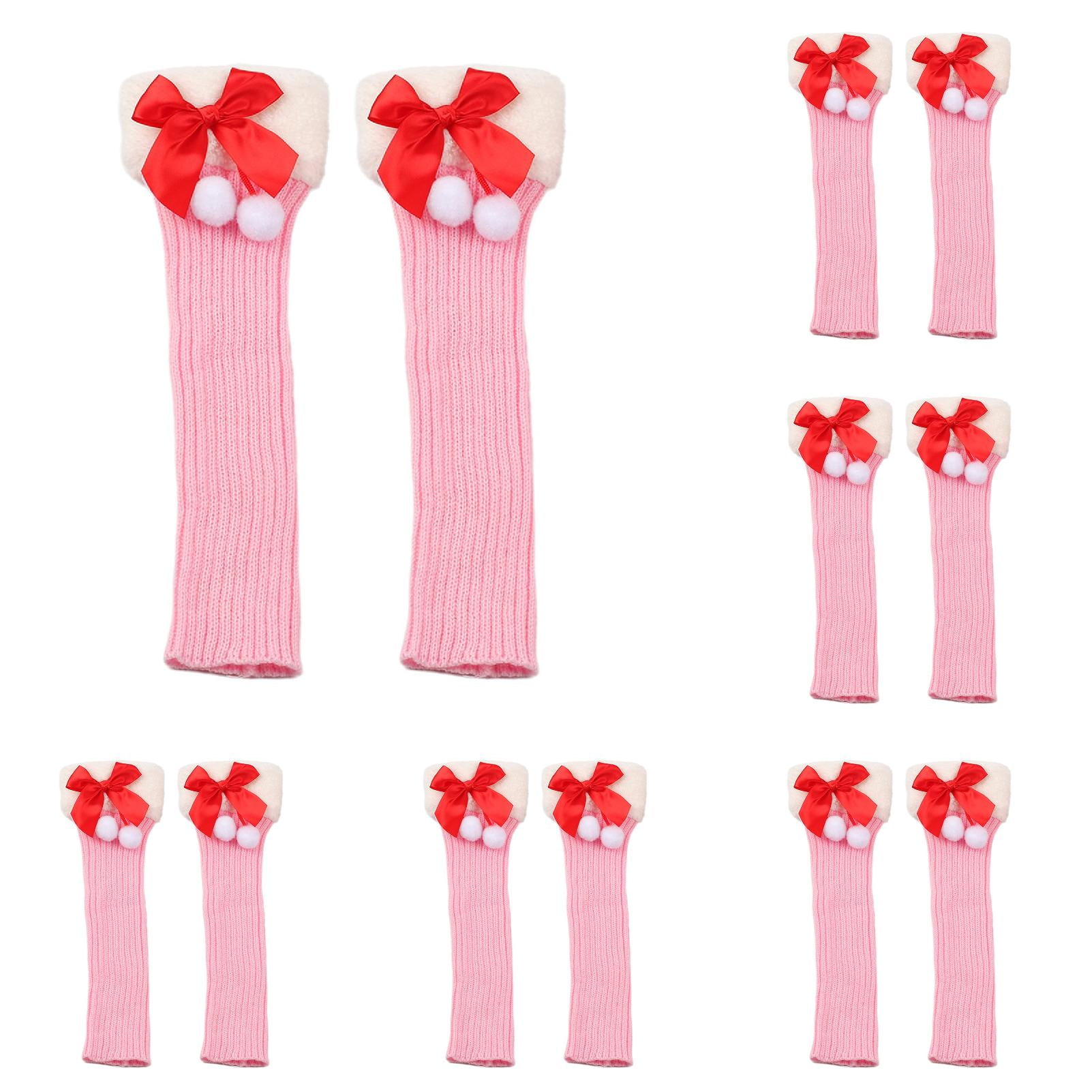 BlankRift Women Christmas Socks 5 Pairs Thermal Ribbed Knitted Leg ...
