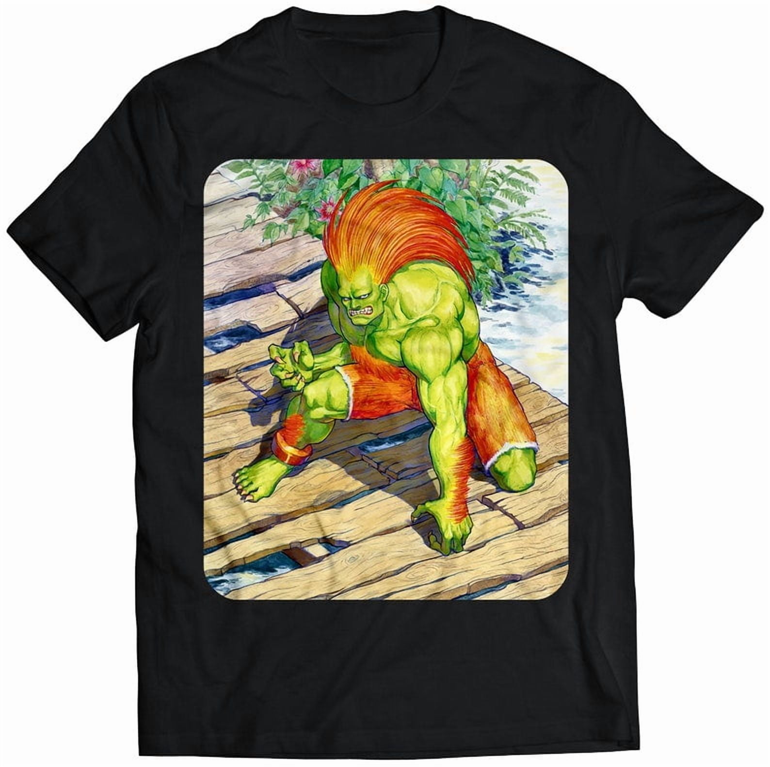 Blanka in Stage Street Fighting Premium Unisex T-shirt (vectorized ...