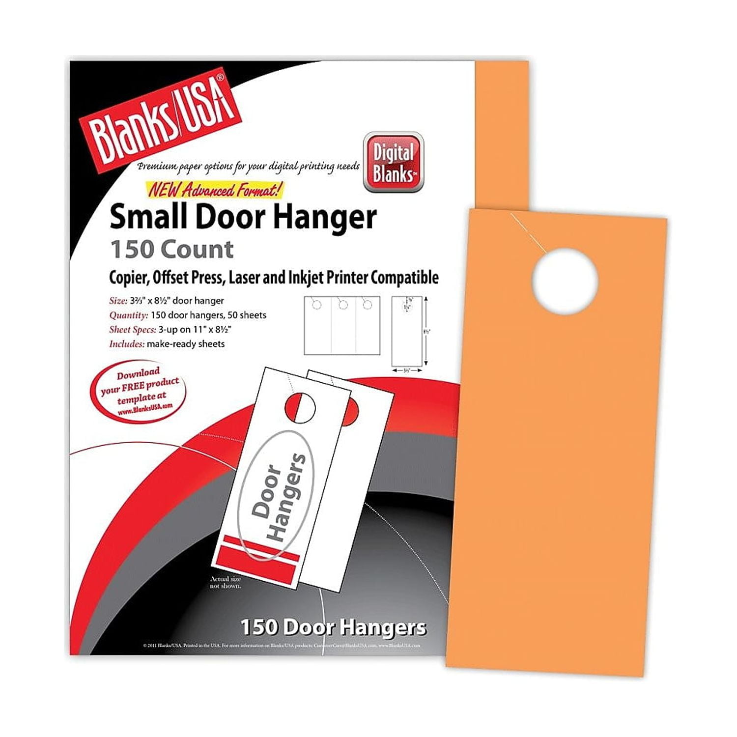 Blanke Blanks/USA 3.67" x 8 1/2" 65 lbs. Digital Timberline Cover Door ...