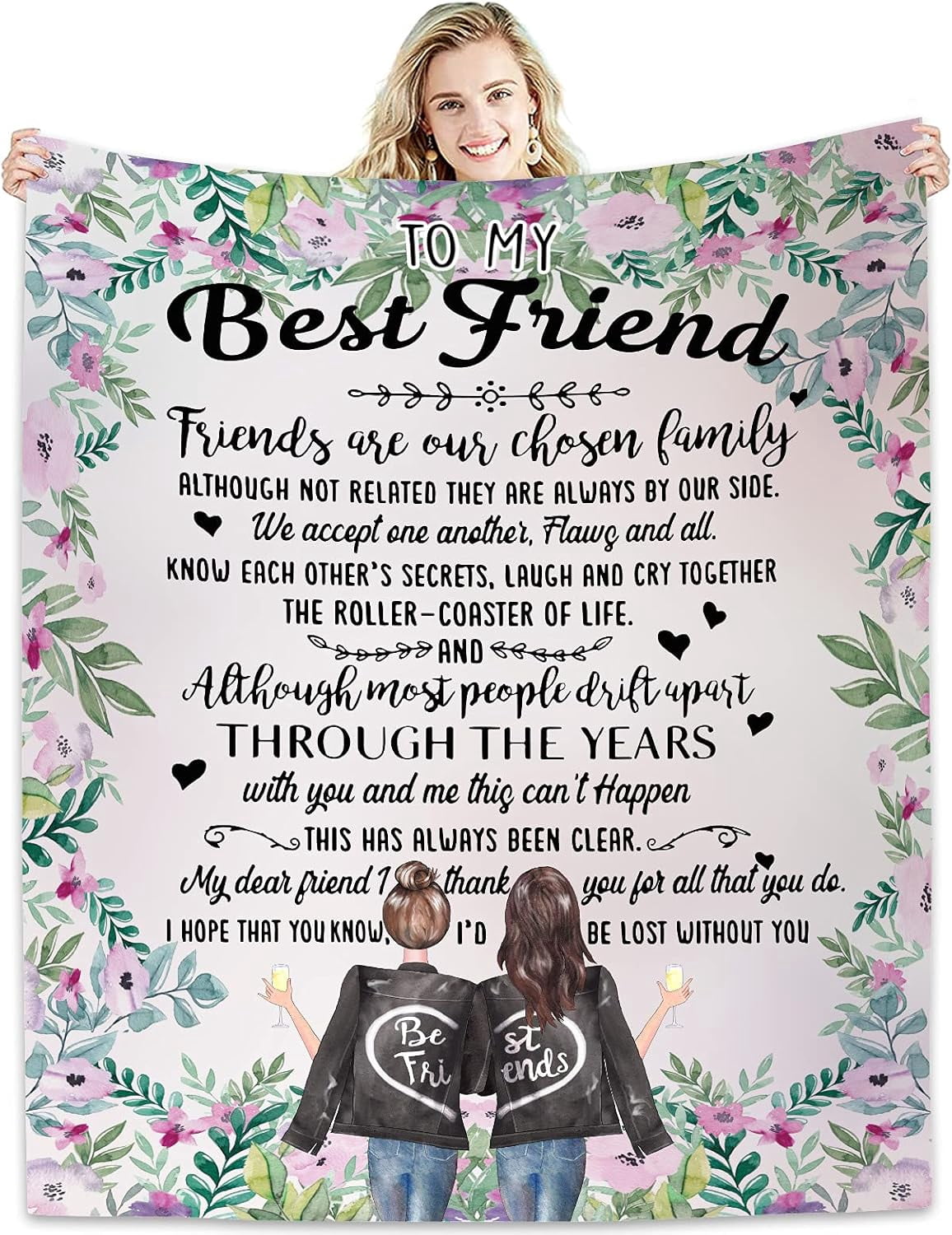 Blanket 50*60 - Best Friend Birthday Gifts for Women - Unique ...