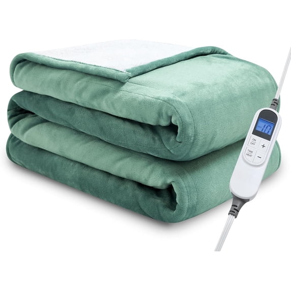 Blanket 62"x84" Heated Blankets 10 Heating 12 Time Settings Levels 8 ...