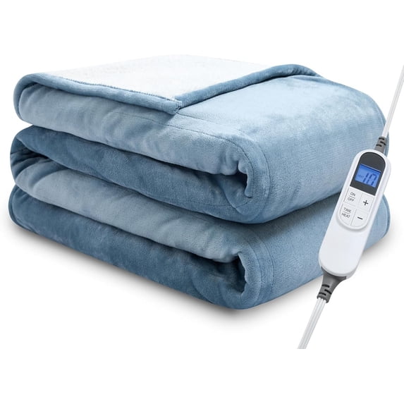 Blanket 62"x84" Heated Blankets 10 Heating Levels 12 Time Settings 8 ...