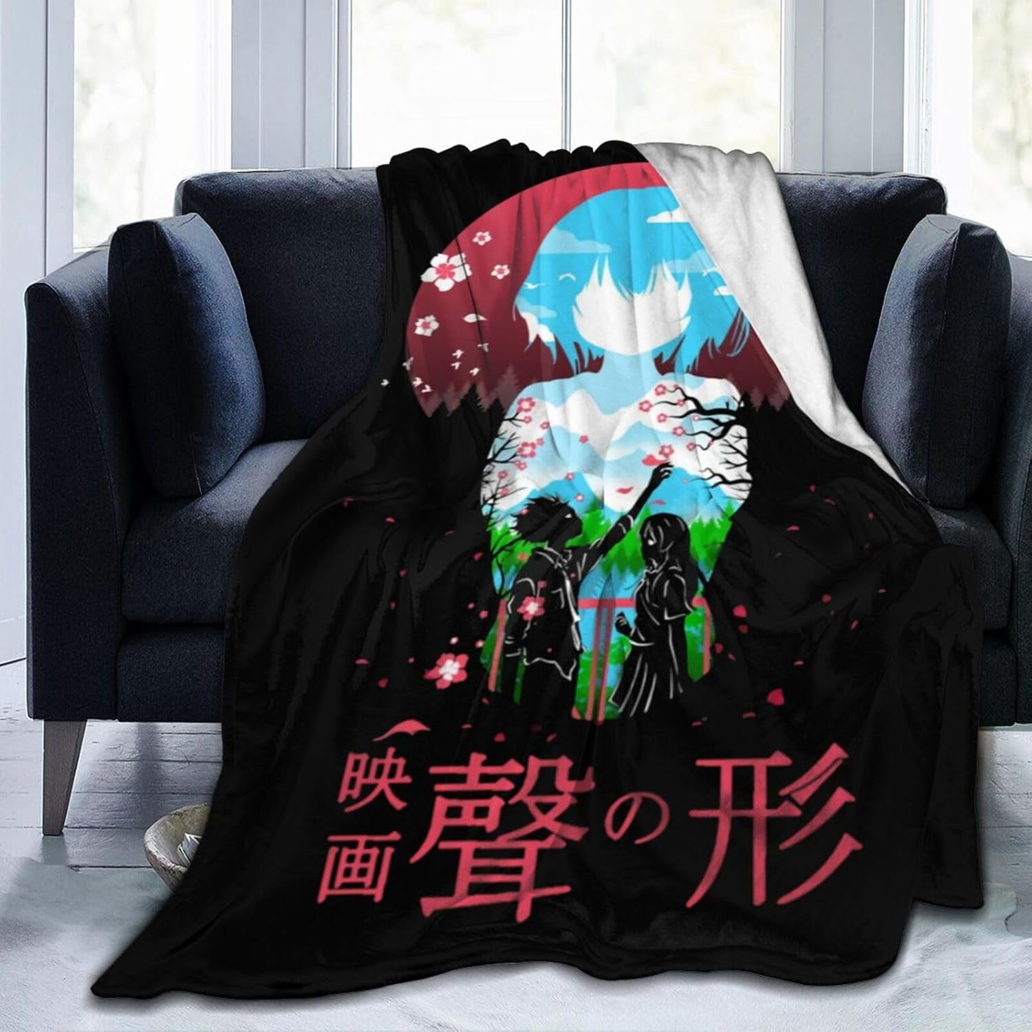 Blanket A Silent Voice Soft and Lightweight Flannel Throw Blankets for ...