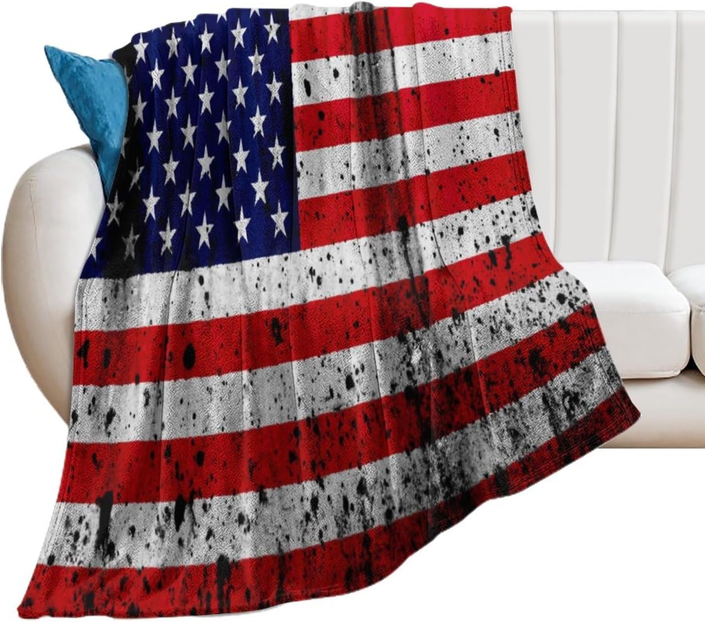 Blanket American Flag Throw Blanket Soft Blanket Lightweight Bed ...