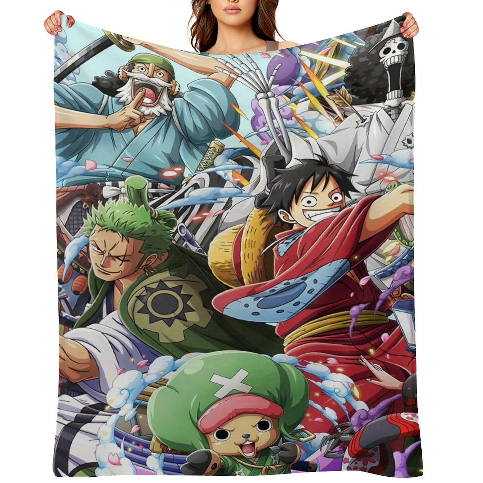 Blanket Anime Blanket Gifts One Piece - Walmart.com