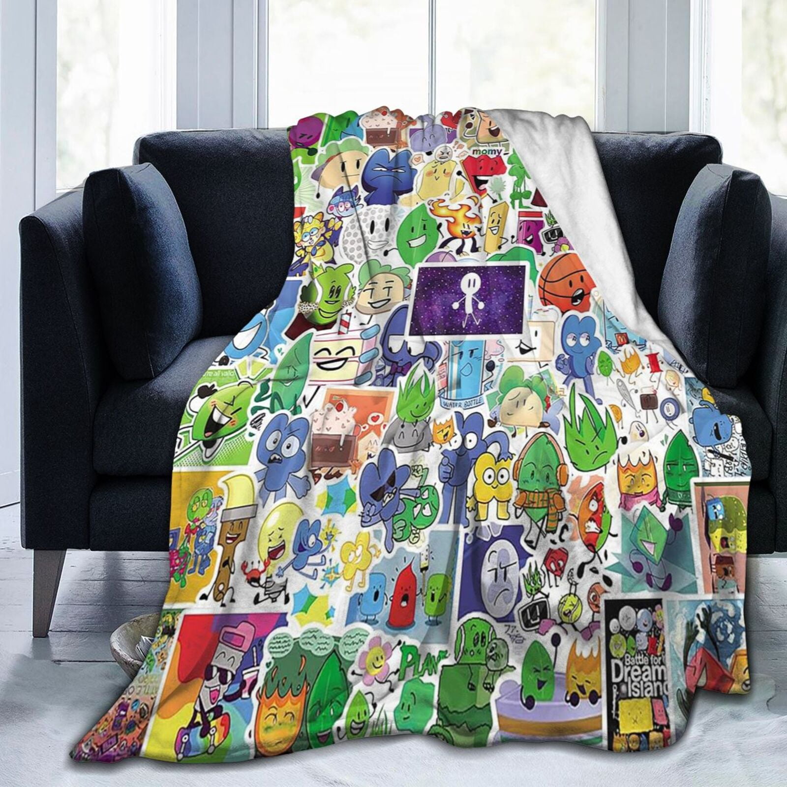 Blanket Battle Anime for Bfdi Soft Warm Flannel Air Conditioning ...