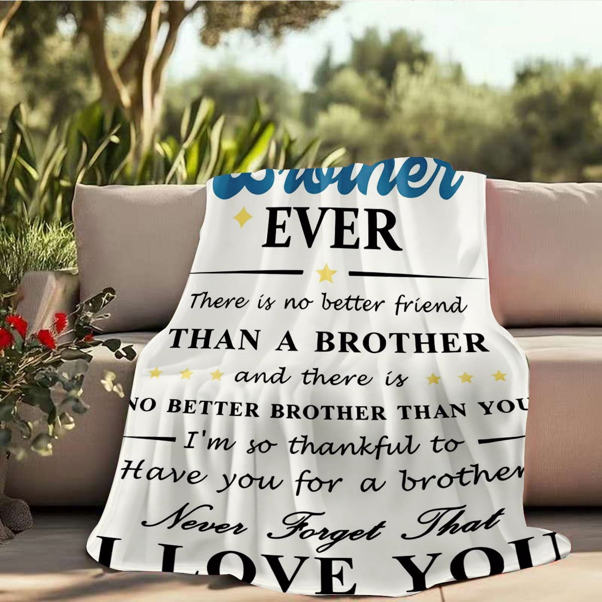 Blanket for The Best Brother There Is No Better Friend Than a Brother ...