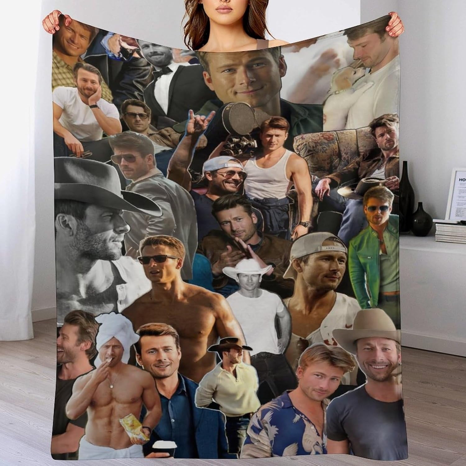 Blanket Blanket Poster Soft Comfortable Warm Wool Blanket Fan Gift ...