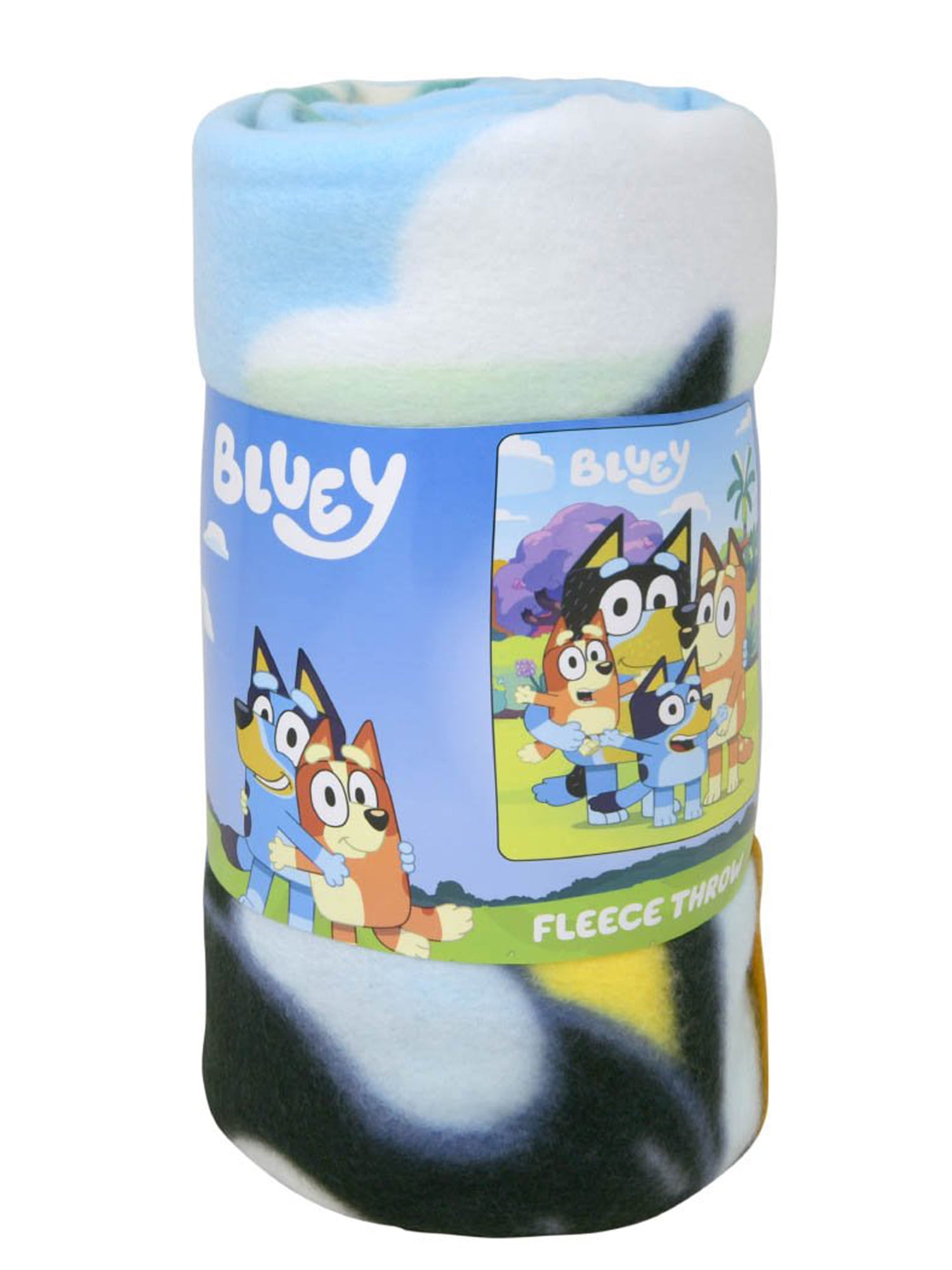 "Bluey Throw Blanket - Soft for Kids and Toddlers, Blue, 46"" x 60 ...