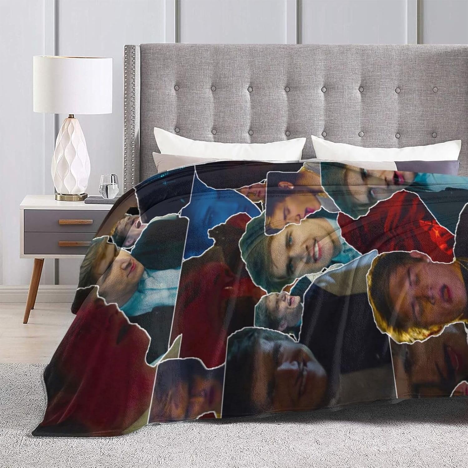 Blanket Bo Actors Burnham Throw Flannel Blankets Warm Soft Cozy Fuzzy ...