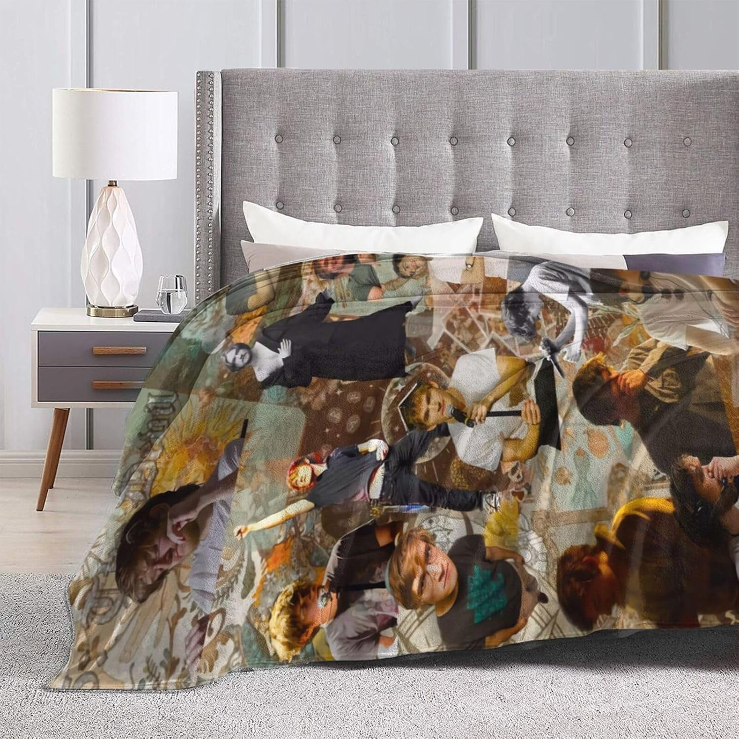Blanket Bo Actors Burnham Throw Flannel Blankets Warm Soft Cozy Fuzzy ...