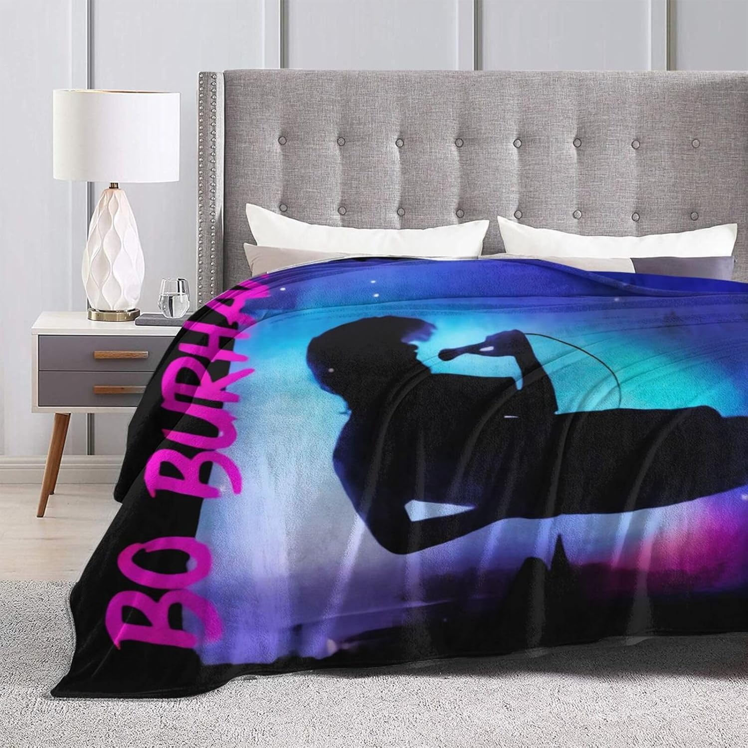 Blanket Bo Actors Burnham Throw Flannel Blankets Warm Soft Cozy Fuzzy ...