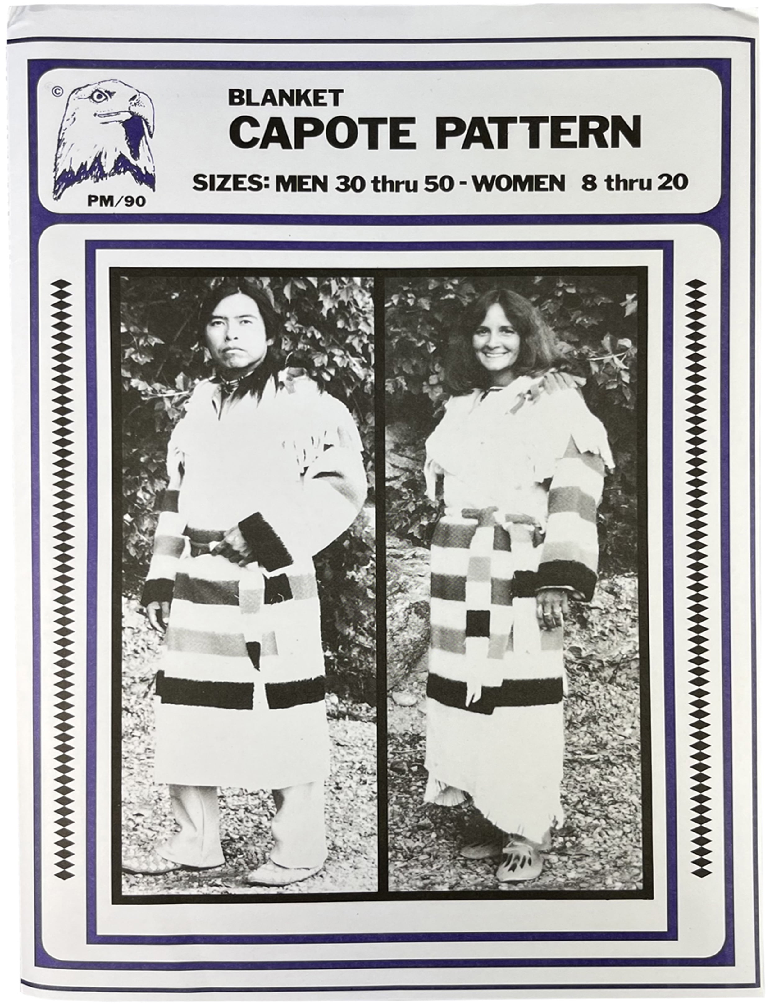 Blanket Capote Sewing Leathercraft Pattern Eagle's View - Walmart.com
