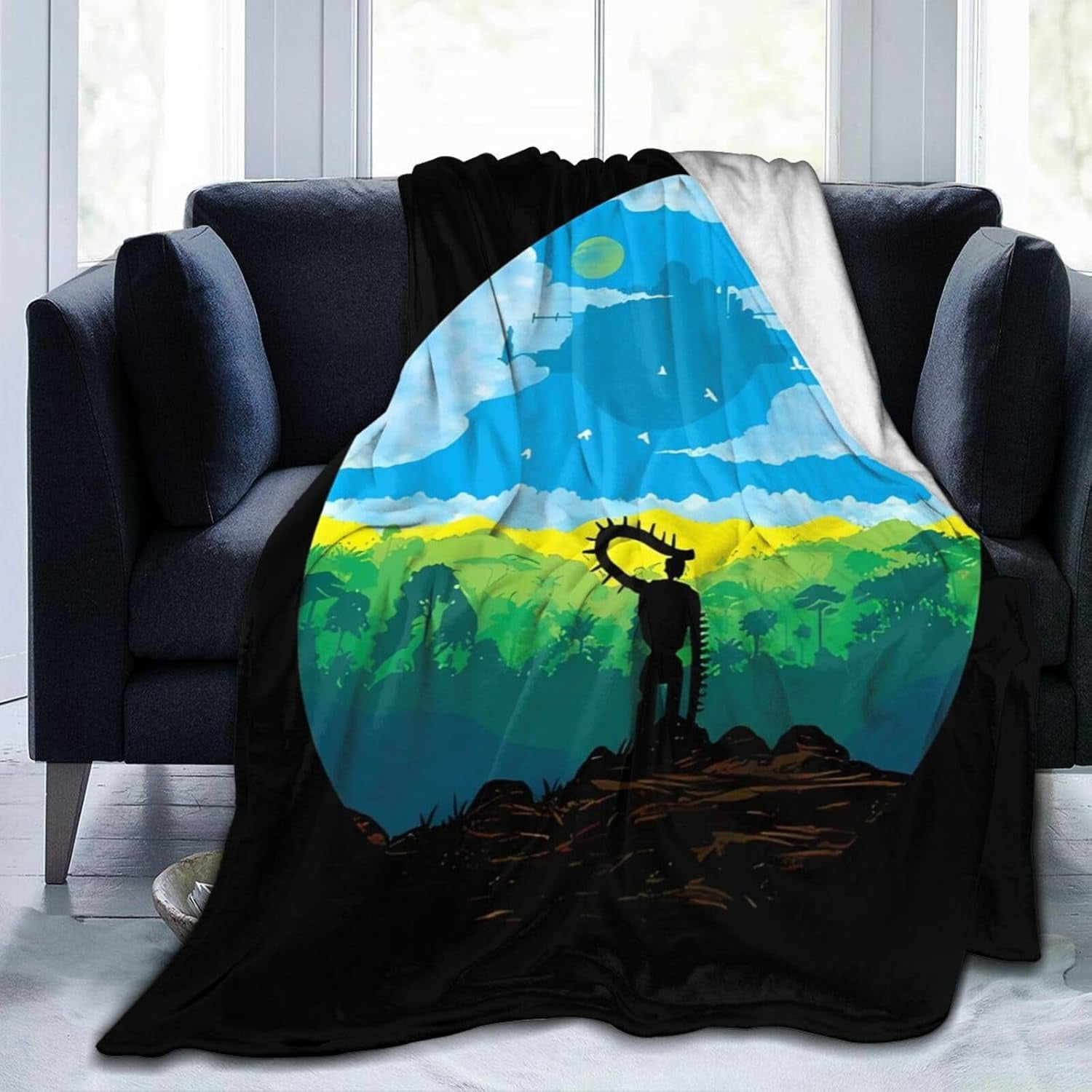 Blanket Castle Anime in The Manganese Sky Soft and Lightweight Flannel ...