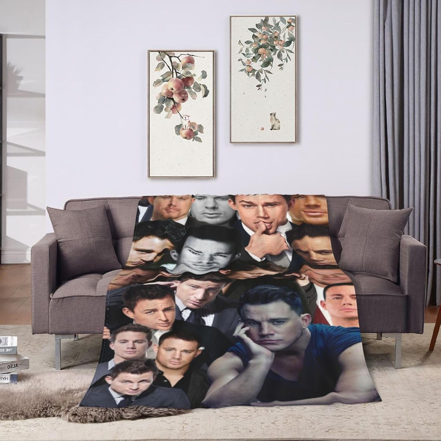 Blanket Channing Tatum Soft and Comfortable Wool Fleece Throw Blankets ...