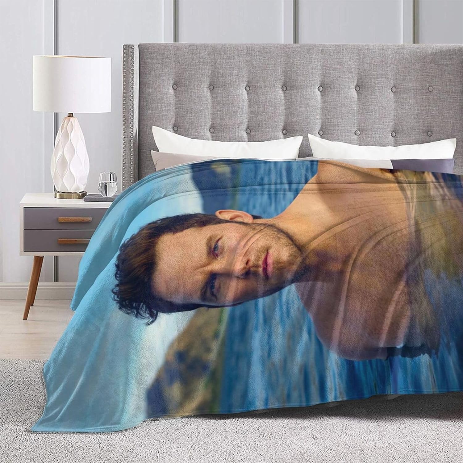 Blanket Chris Actors Pratt Throw Flannel Blankets Warm Soft Cozy Fuzzy ...