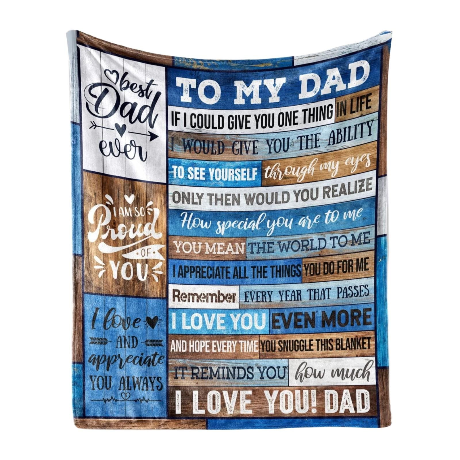 Blanket Clearance! JWDX Father'S Day Blanket 130Cm*100Cm, Father'S Day ...