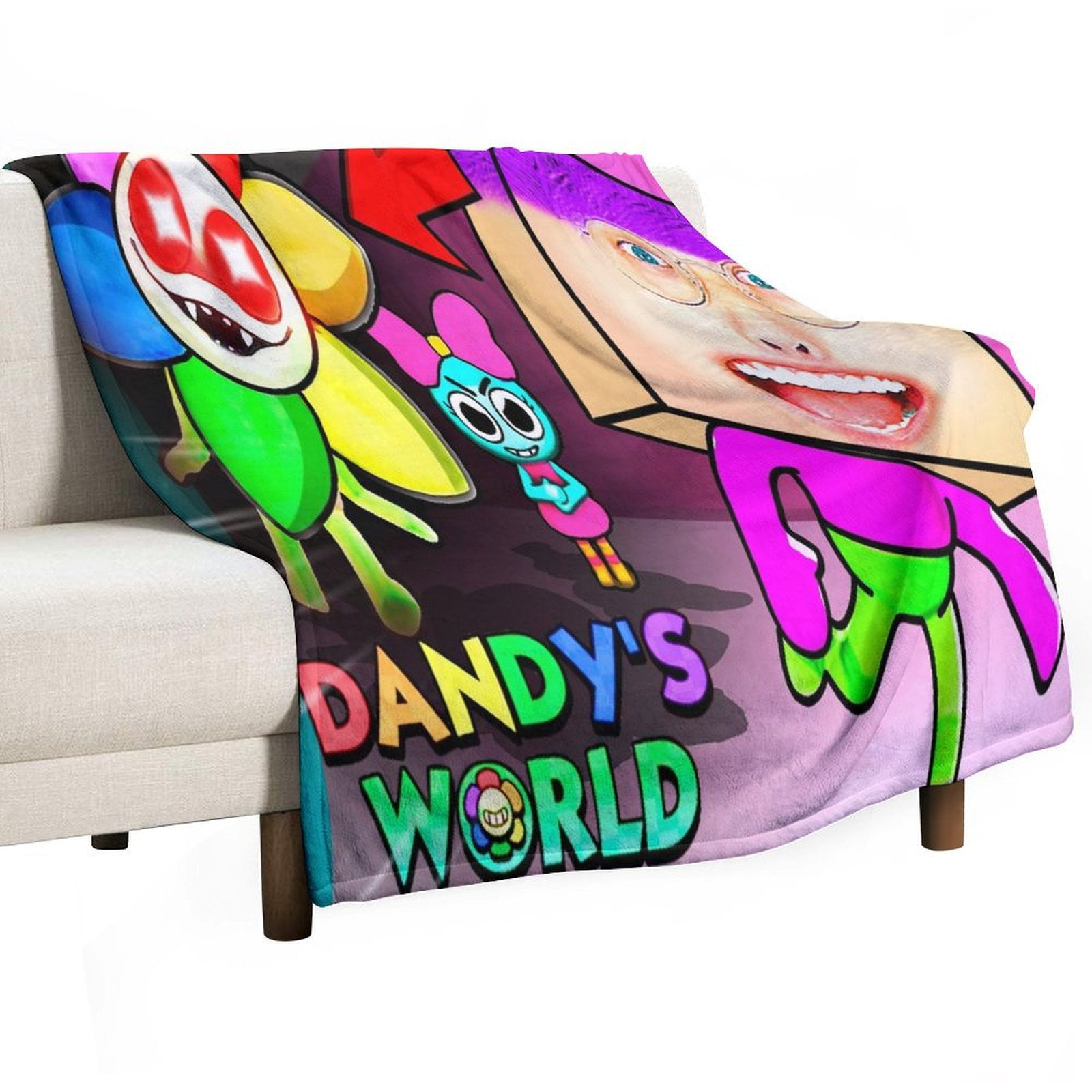 Blanket Dandy's_World Kids Women Men Family Anime Cute Warm All Season ...