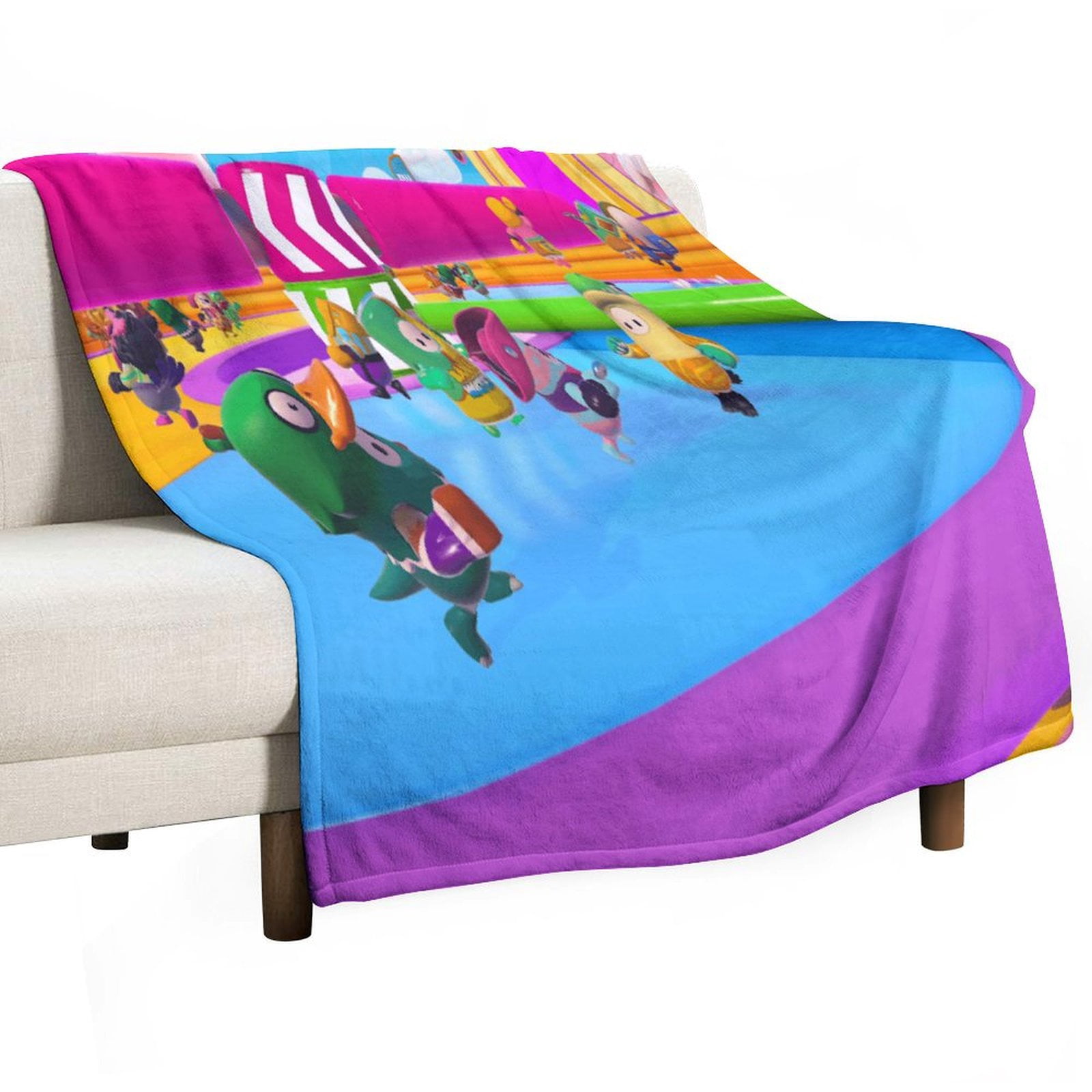 Blanket Fall_Guys Kids Women Men Family Anime Cute Warm All Season Gift ...